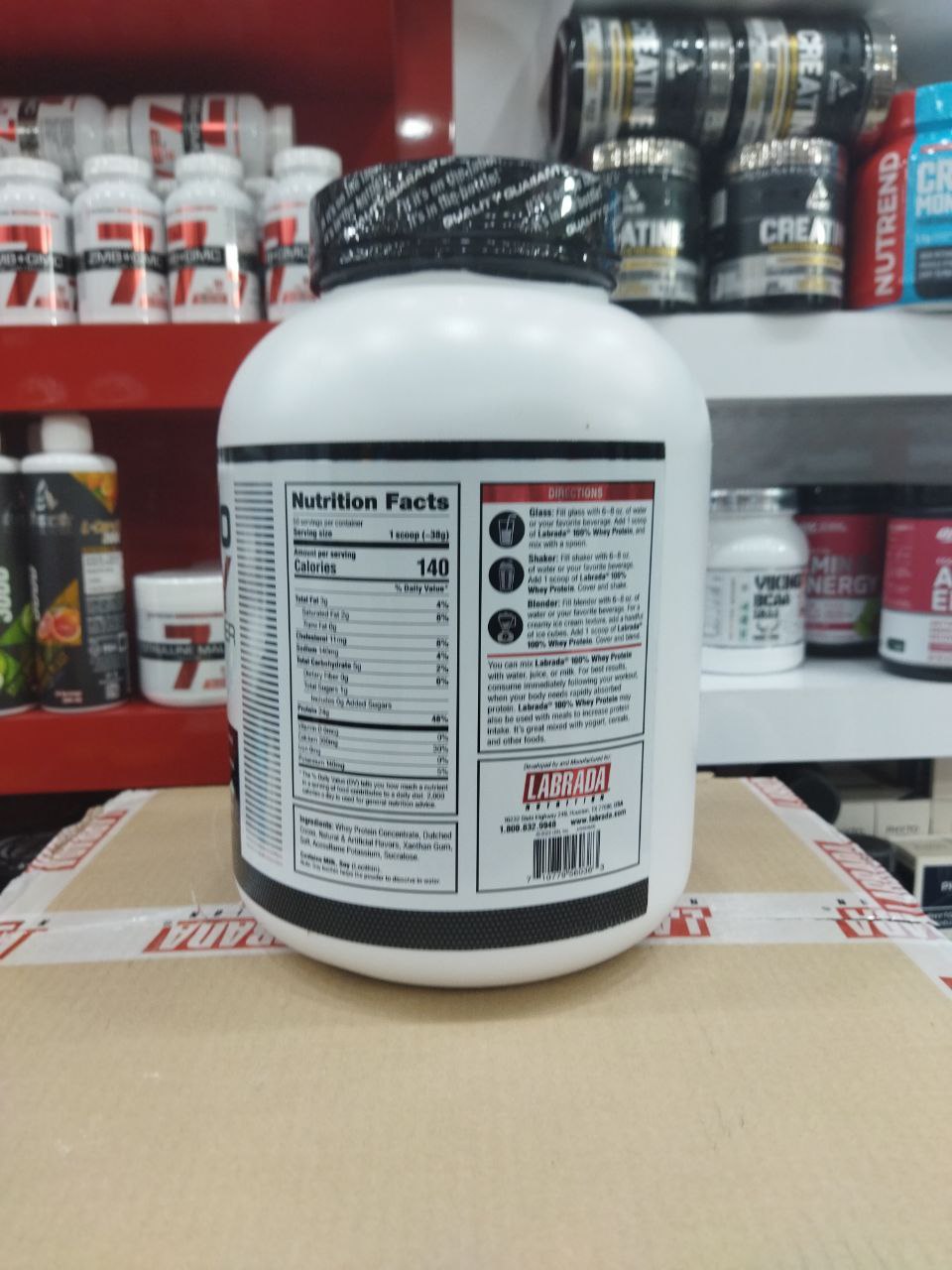 خرید پروتئین وی لابرادا 1875 گرمی - Labrada Nutrition 100% Whey Protein ...